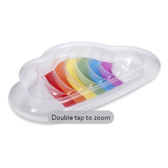 Play Day | Swim | Play Day Inflatable Rainbow Pool Float Raft Nwt ...